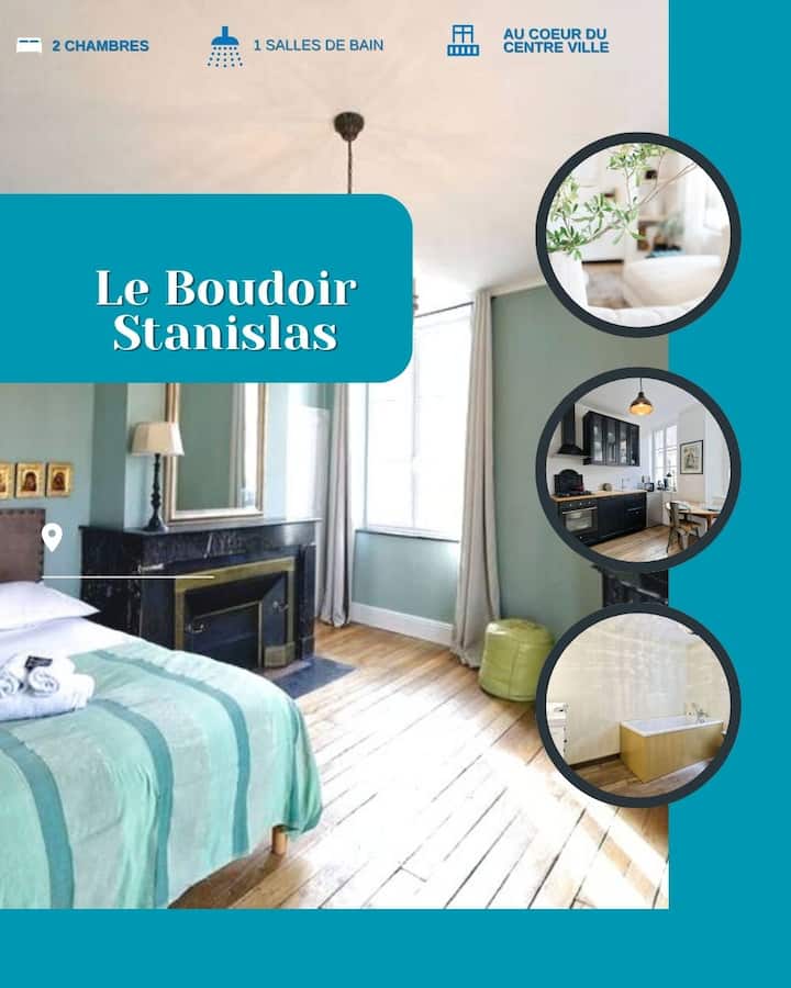Le Boudoir Stanislas- Coeur De Ville-rue Gourmande - Gare de Nancy