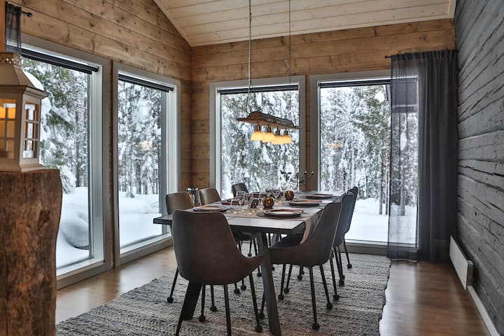 Villa Kelorinne – Spacious Log Chalet In Ylläs - Finland