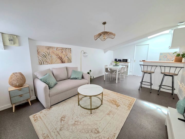 T2 Cosy Hypercentre – Gare & Port – Arcachon 5 Min - Dune du Pilat