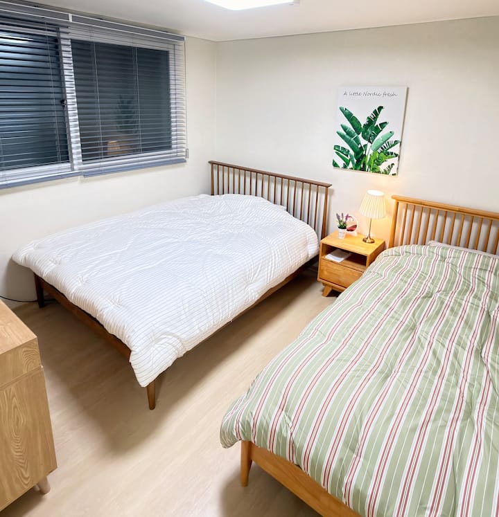 Kintex 2 Min Stay/킨텍스 도보 2분/넓은 2room 4beds - 마산동