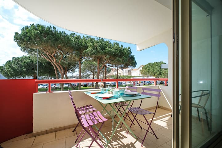 Balcon Face Plage Pontaillac, Garage, 4 Pers. - Royan
