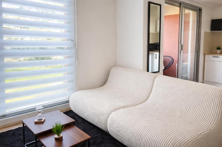 Studio Galaxie ~ Coin Nuit/piscine/tennis/clim - Antibes