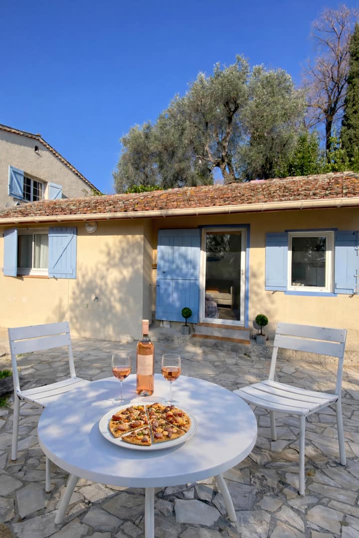 Le Cabanon - Cosy 2 Pièces Proche Biot Village - Biot