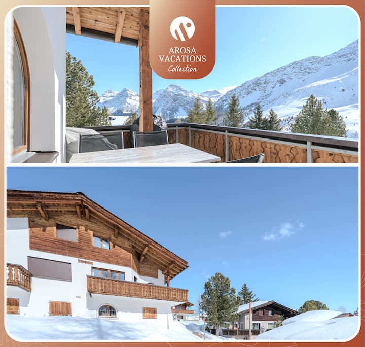 Marmotta 2, Chalet Direkt An Der Skipiste - Arosa