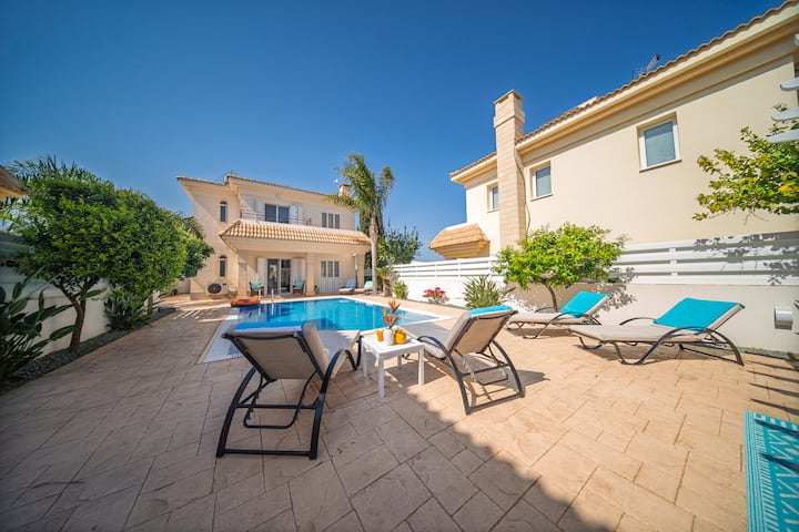 Palm Villa Eva W/ Private Pool By To Malama Beach - Famagusta