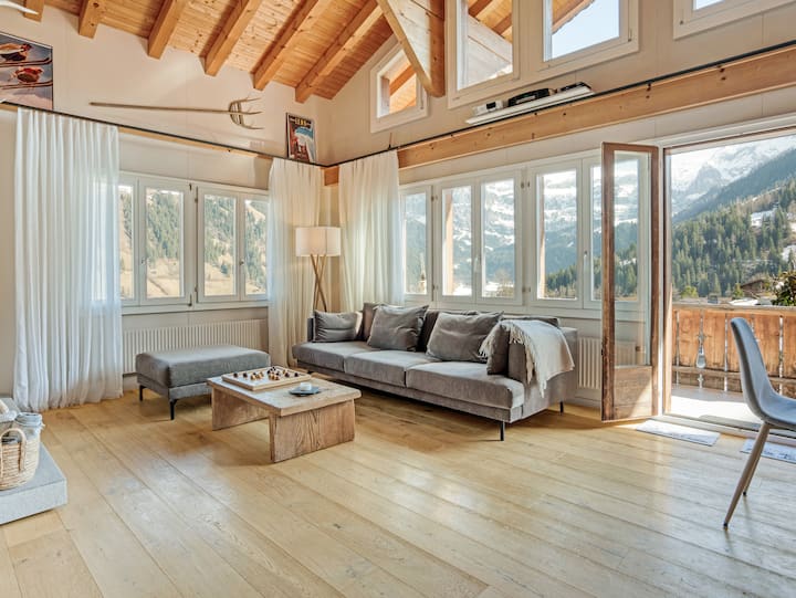 Luxury Alpine Chalet With Panoramic Views - Adelboden