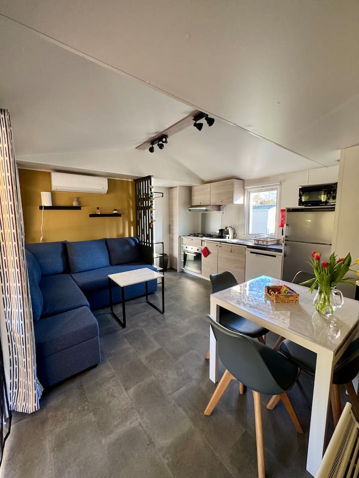Mobil-home • Plage à Pied • Ambiance Familiale - Mimizan