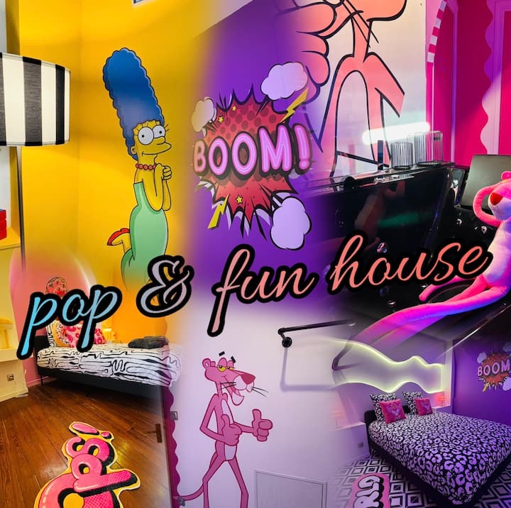 Pop & Fun House Jacuzzi, Arcade, Billard 8 Pers - Épernay