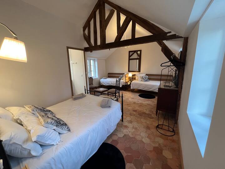 Chambre Familiale Dans Maison De Charme - Chambly