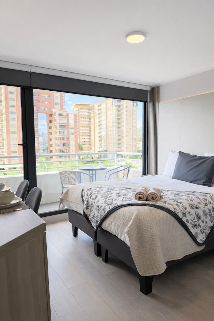 Suite Moderna Con Balcón + Parking Privado - Temuco