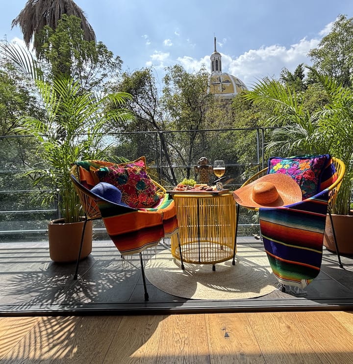 *Boutique Design 3br/6 Guest Condesa Flat W/ac - Cidade do México