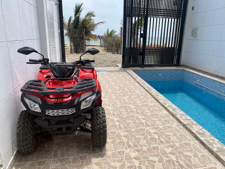 Casa De Playa Frente Al Mar - Full Equipada - Caleta Cruz