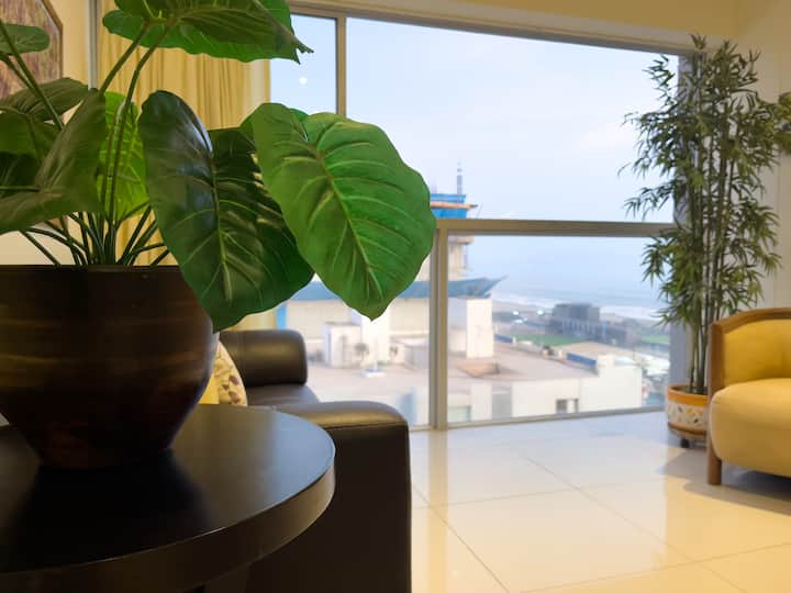 Refugio Cálido Y Radiante 1br En San Miguel - Perú