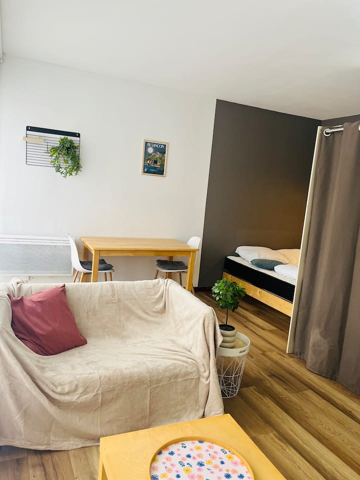 Charmant T1 Bis Au Cœur De Besançon – Gare à Pied - Besançon