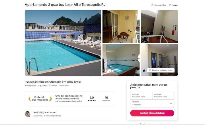 Apê Acolhedor No Alto - Teresópolis | Portaria 24h - Teresópolis