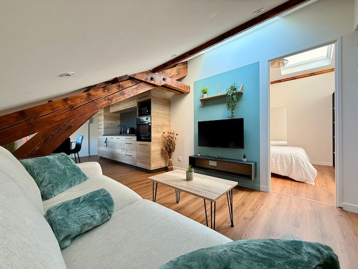 Face Gare - Appartement Cosy 401 - Roanne