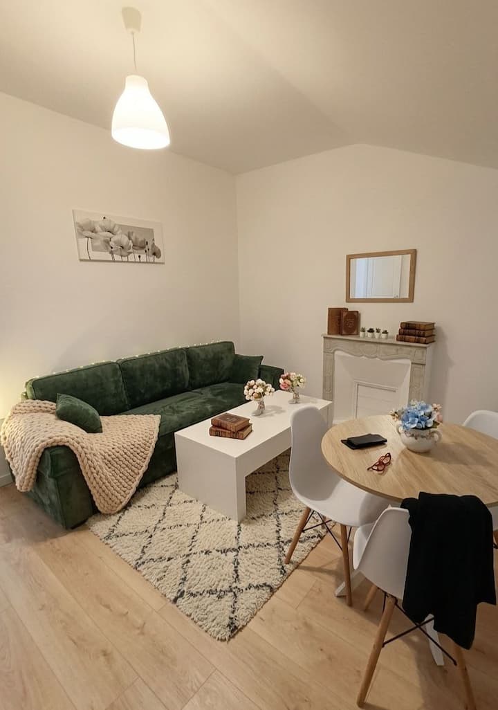 Cozy Center: 8 Guests, 2 Baths. Near Tram & Train - Nice