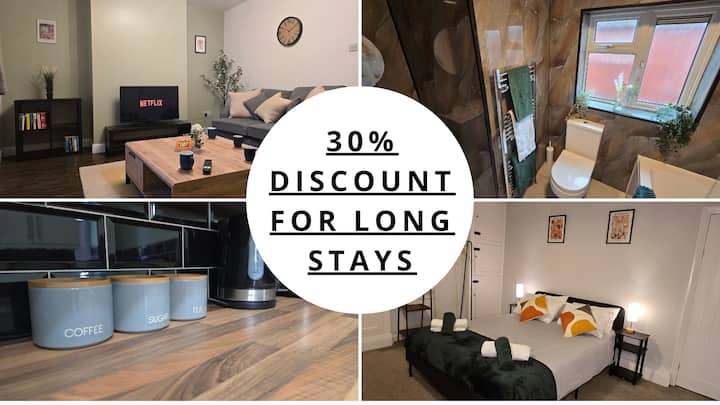 30% Off For Long Stays | 2br 5 Mins To City Centre - Doncaster