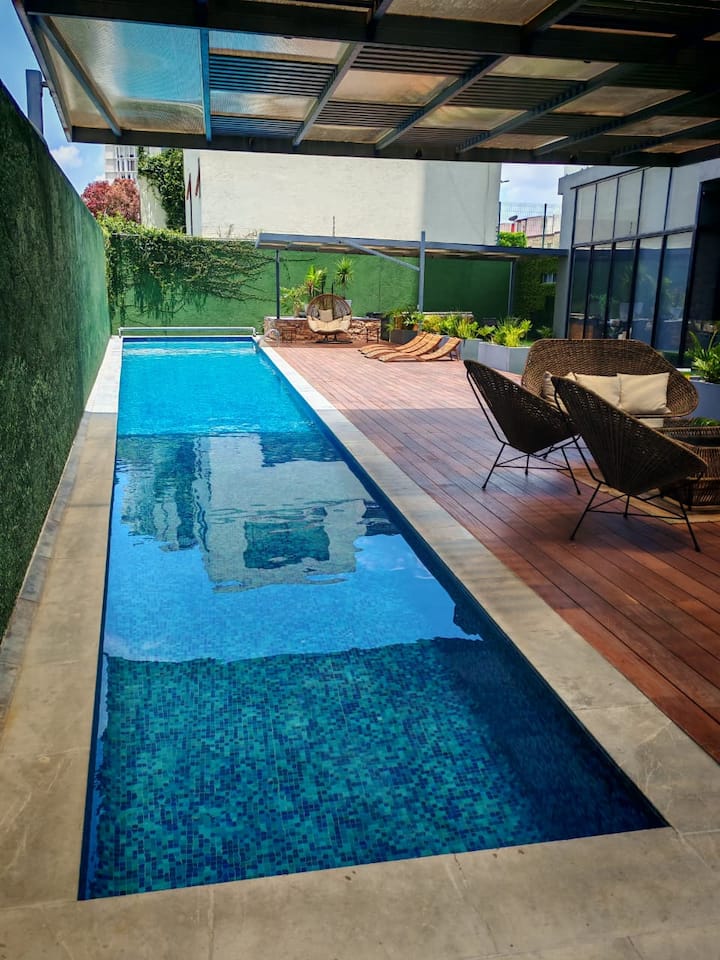 Modern Panoramic Loft In Lomas - プエブラ