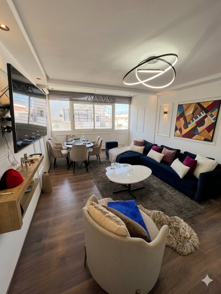 Appartement Moderne Avec 2 Grandes Terrasses - 카사블랑카