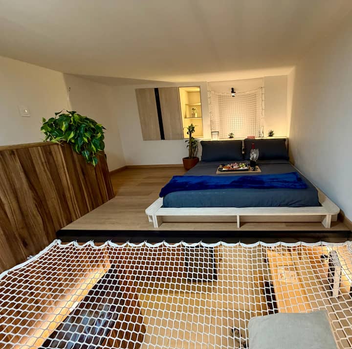 Loft Para 2 Con Hamaca Frente Al Parque Morelos A - 멕시코