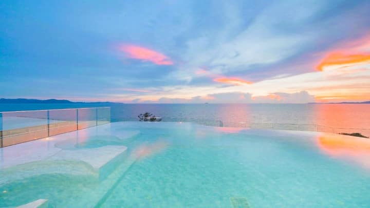 Beachfront Condo, Peaceful, Free Cleaning #115 - Pattaya City