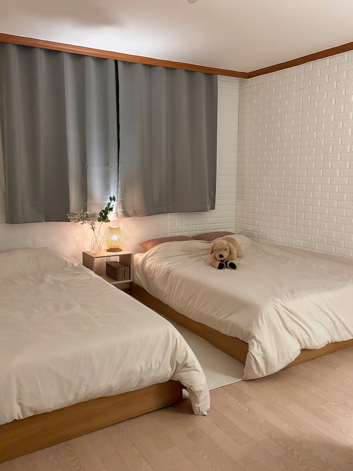 Dream Story｜3층 독채｜3룸ㅣ퀸베드 4개ㅣ오픈 할인ㅣ보드게임ㅣ부평역 7분 - Incheon