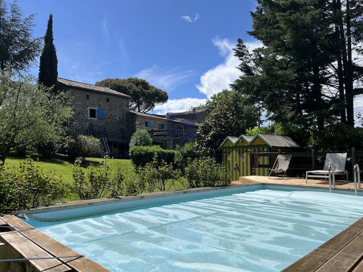 Luxury Design Loft In Historic Silk Farm - Ardèche