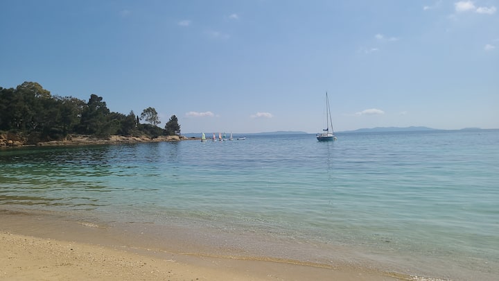 Villa Vue Mer Plage De La Fossette 5minutes à Pied - Le Lavandou