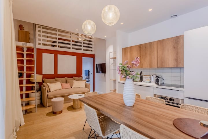 Loft Au Calme Pour 6 - Patio Au Centre De Nice - Nizza