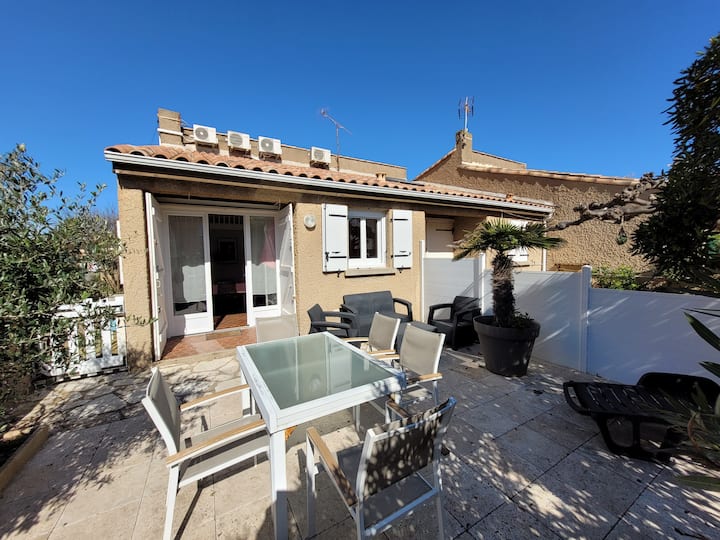 Les Abysses : Maison à 240 Mètres De La Plage - Valras-Plage