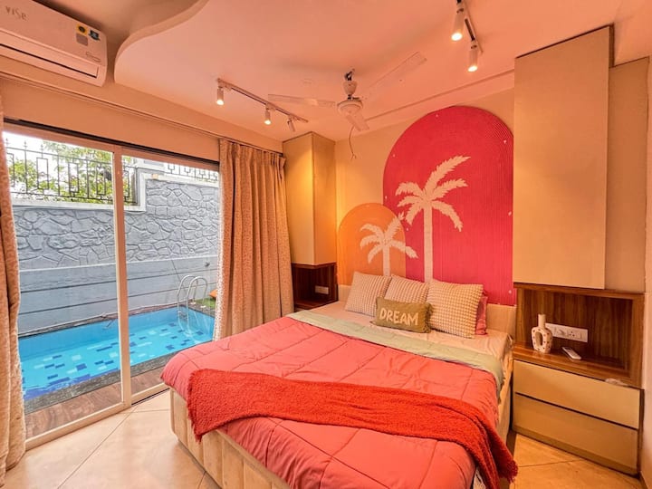 Aesthetic 3bhk Villa! Private Pool & Jacuzzi - Lonavla