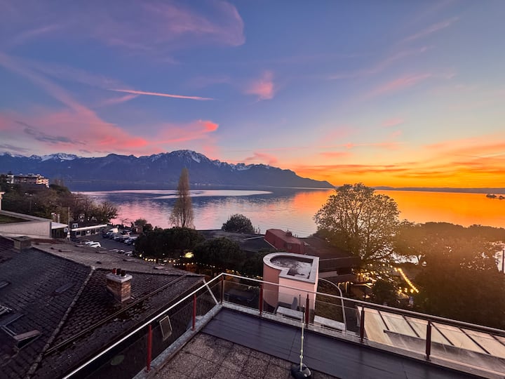 Appart Premium Vue Sur Le Lac à Montreux - Vevey