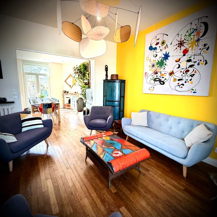 Maison Ferdinand: Jardin - Flipper - Stationnement - Reims