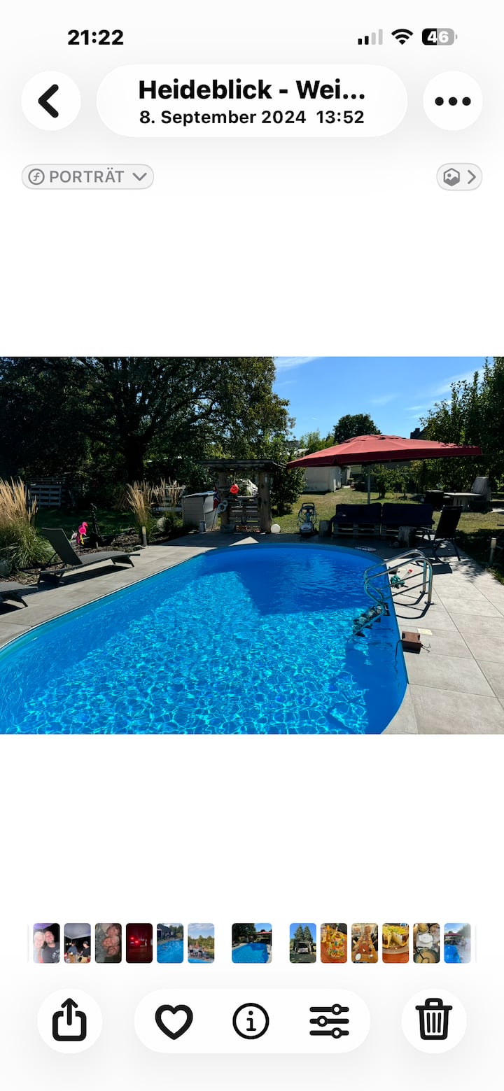 Landhaus Heideblick-pool, Kamin Nahe Spreewald - Germany