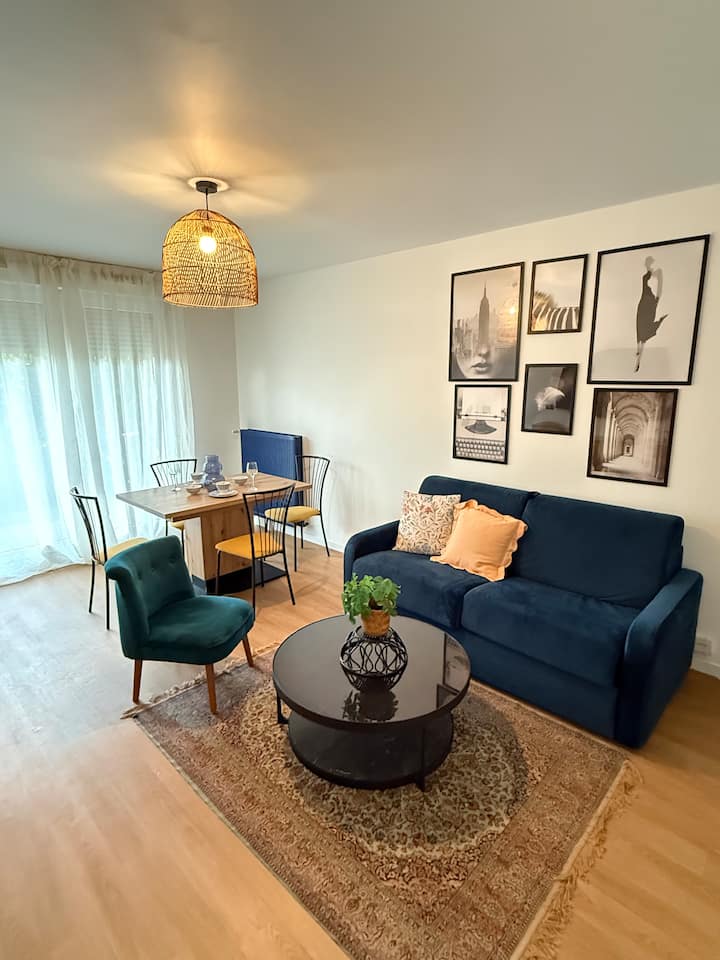 Chambre Cosy Avec Balcon Proche Du Métro - Créteil