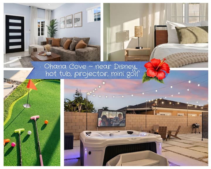 Ohana Cove~near Disney W Spa, Mini Golf, Projector - Stanton, CA