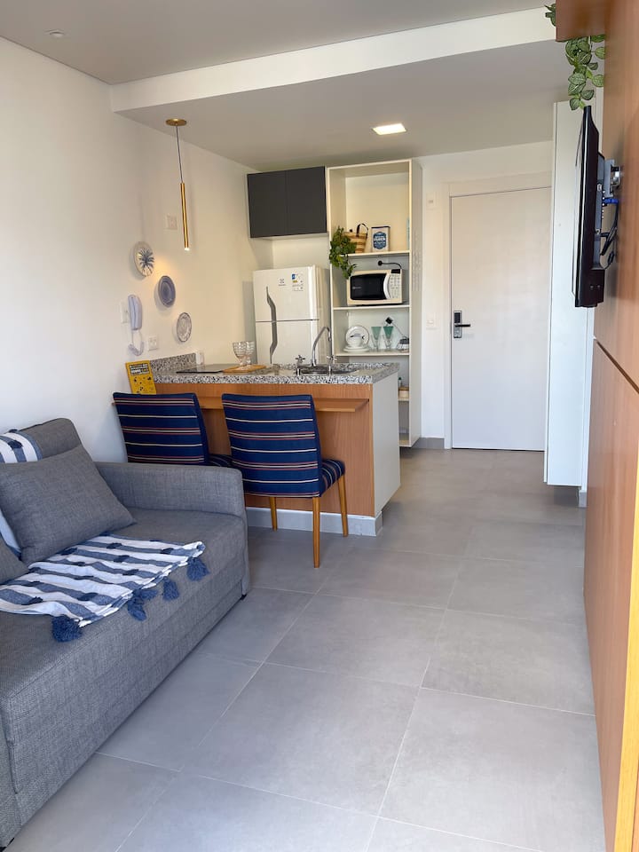 Estúdio Em óTima Localização, Ar, Wifi E Piscina - Campinas