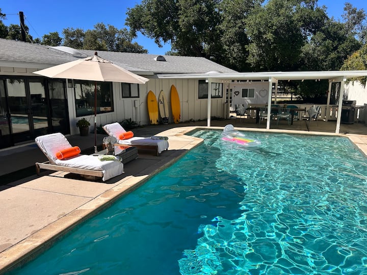 Sunny Summer Fun At This Quiet East End Ojai Home - Ojai, CA