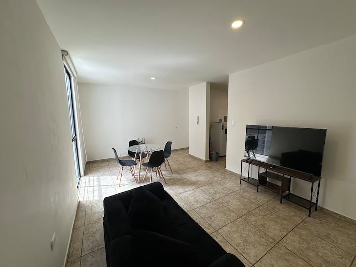 Loft Moderno Con Estacionamiento Y 2 Baños - San Pedro Cholula