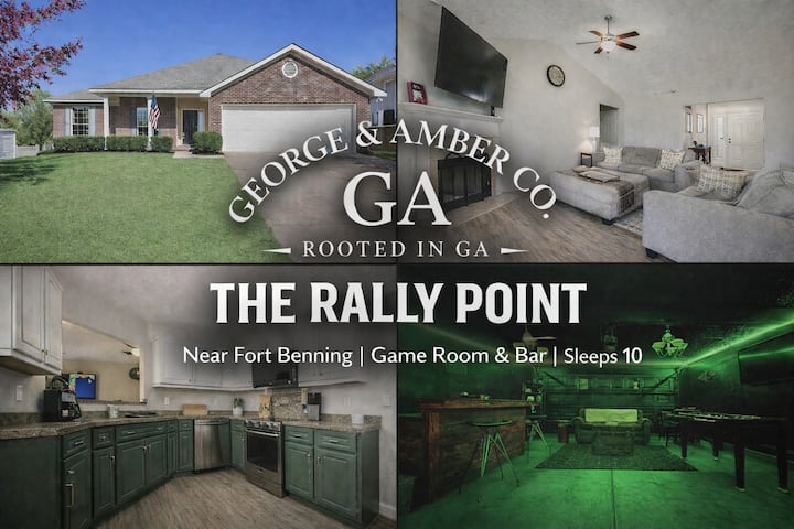 Sleeps 10 | Game Room & Bar | 6 Mi To Fort Benning - Columbus, GA