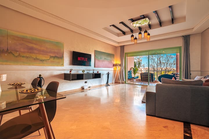 Marrakech Garden 2br Oasis With Pool & Balcony - Morocco