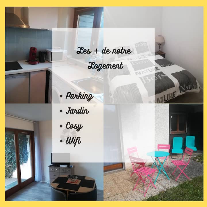 T1 Bis Avec Jardin • Parking • 5 Min Centre Ville - Thonon-les-Bains