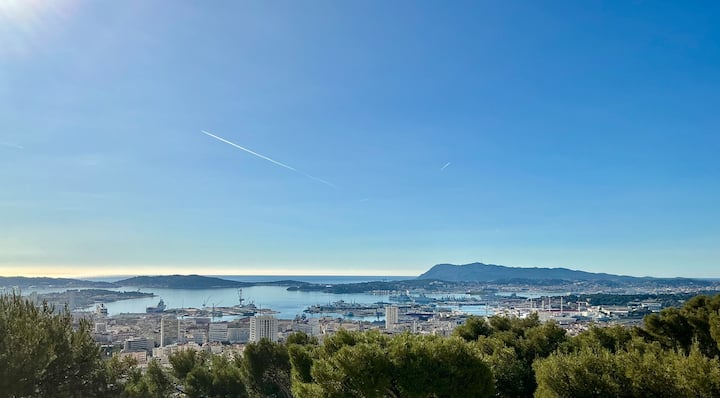Studio Indépendant Et Cosy Avec Vue Mer Au Faron - Toulon
