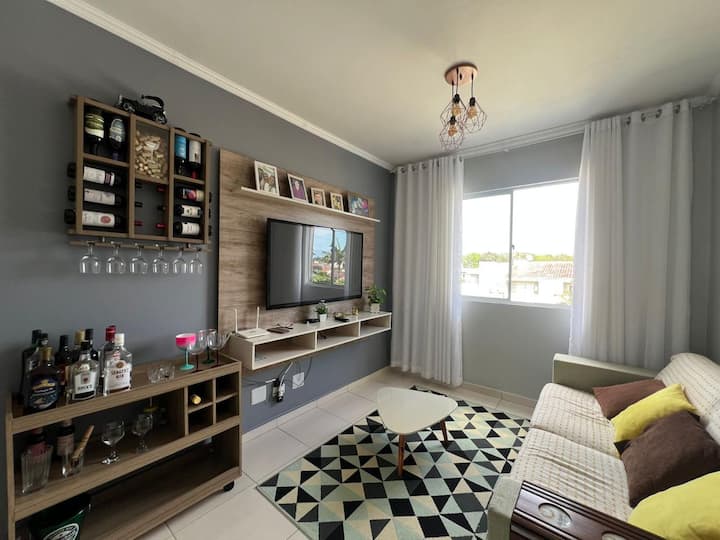 Apartamento Aconchegante A 600m Da Praia. - Guaratuba