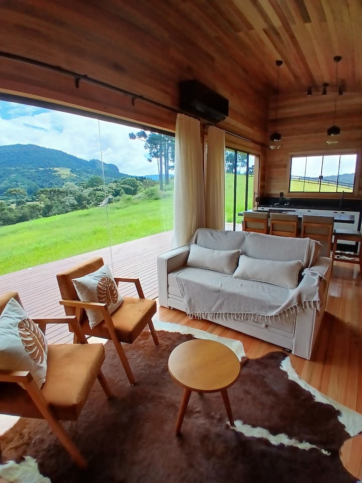 Cabana Chácara Das Araucárias / Vista Espetacular - Bom Retiro