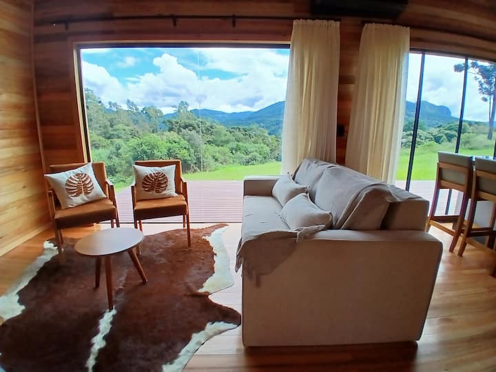 Cabana Chácara Das Araucárias / Vista Espetacular - Bom Retiro