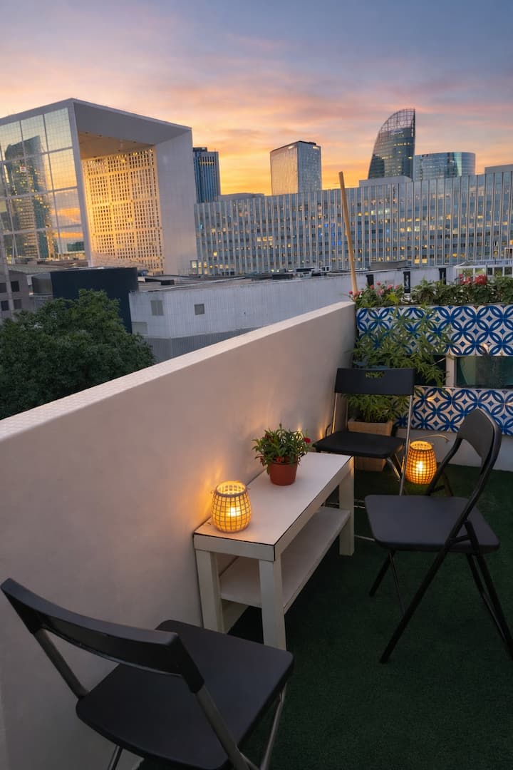 Chambre Cosy à La Défense/ Métro & Paris à 10 Min - Puteaux