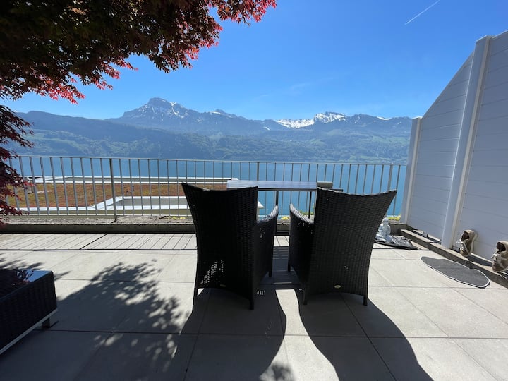 Cozy House With Terrace And Breathtaking View! - Canton of Schwyz
