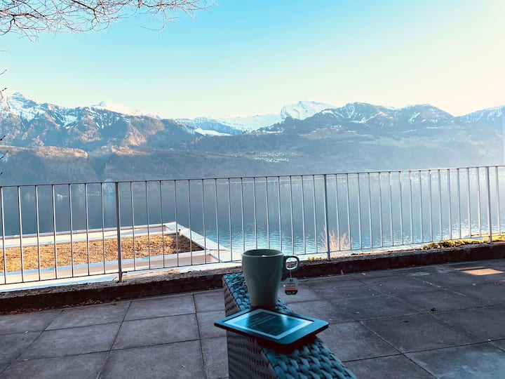 Cozy Home & Terrace With A Breathtaking View! - Vitznau